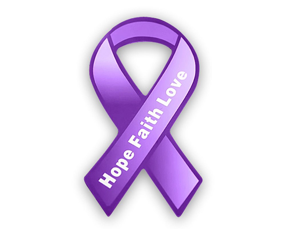 Bulk Purple Ribbon Car Magnets – Fundraising For A Cause