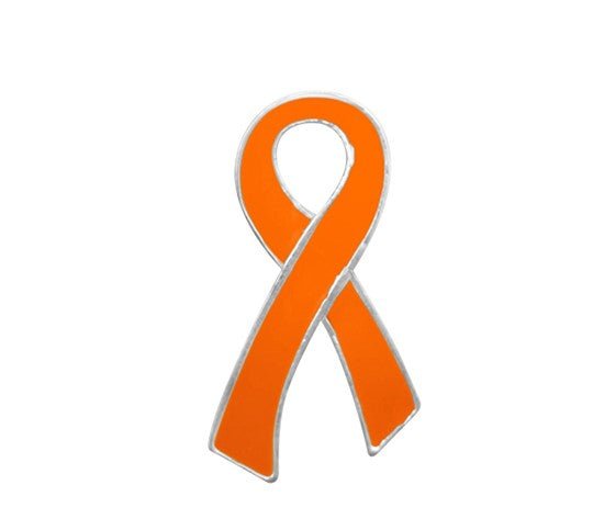 Large Leukemia Ribbon Pins, Orange Leukemia Ribbons – Fundraising For A ...