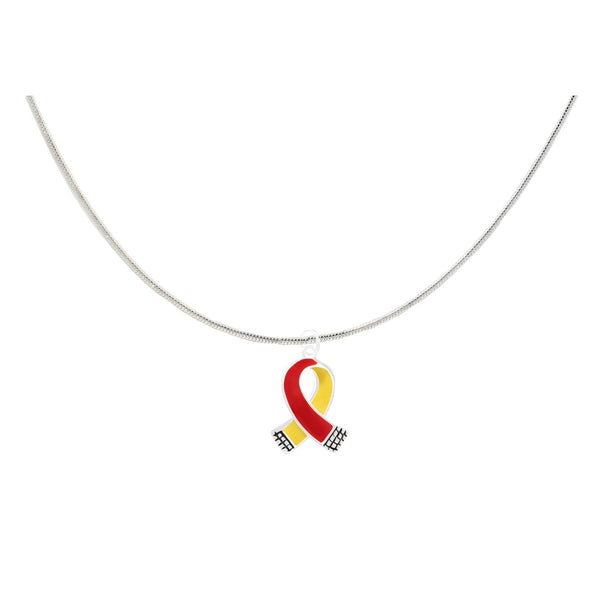Small Coronavirus (COVID-19) Awareness Ribbon Necklaces in Bulk Packs ...